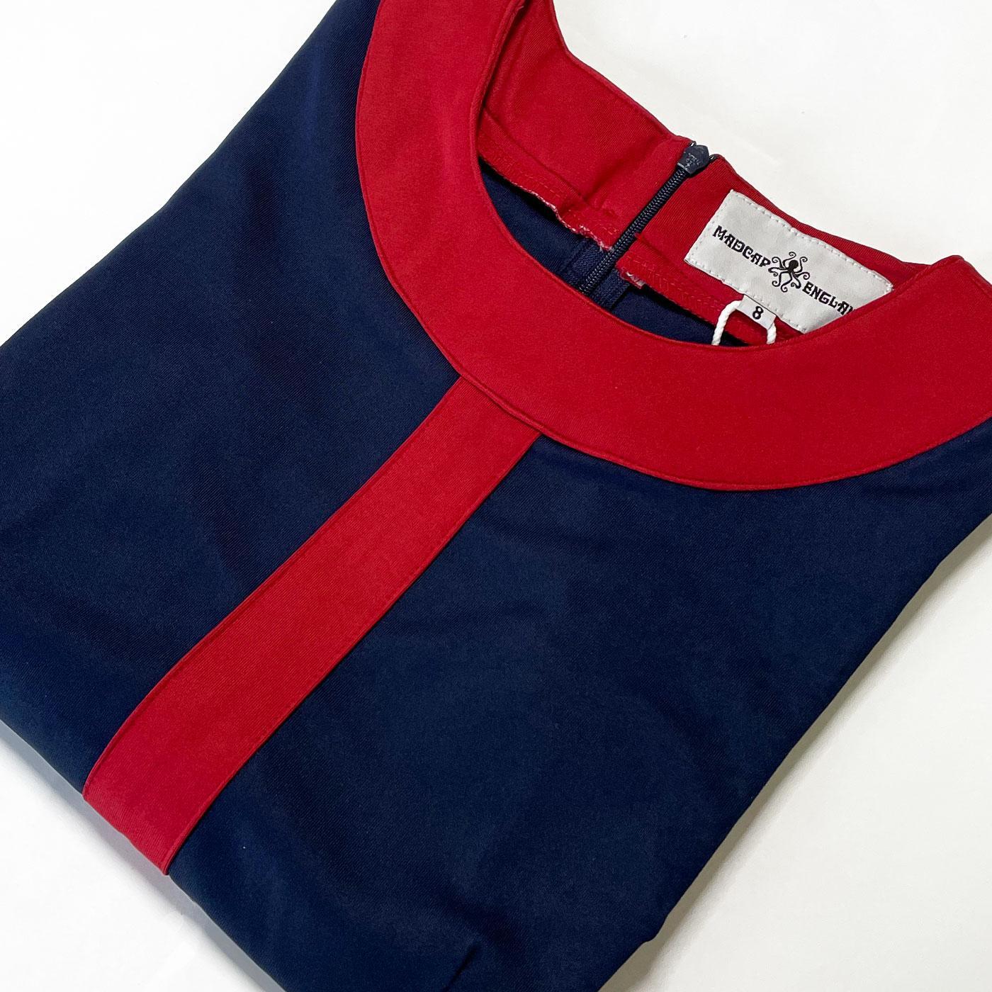 NEW MADCAP RETRO MOD 60s Sixties 1960s SLEEVELESS MINI DRESS A Go-Go MC454 | eBay