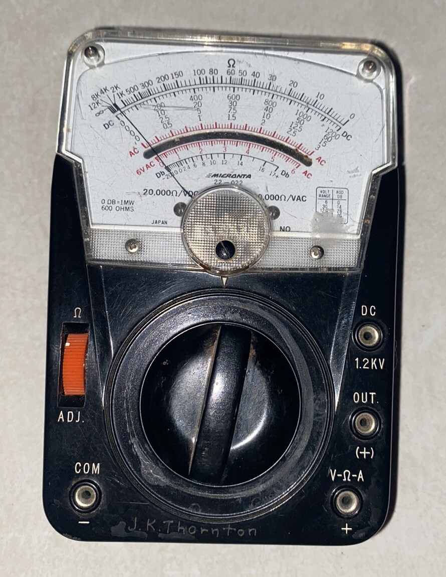 Vintage Micronta Multitester 22-022 Japan Free Shipping | eBay