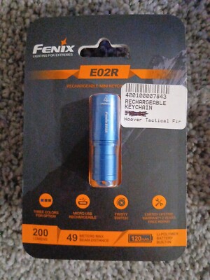 FENIX E02RBLUE BLUE Rechargeable EDC Flashlight | eBay