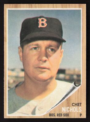 Chet Nichols 1962 Topps #403 Boston Red Sox VG-EX |0522 | eBay