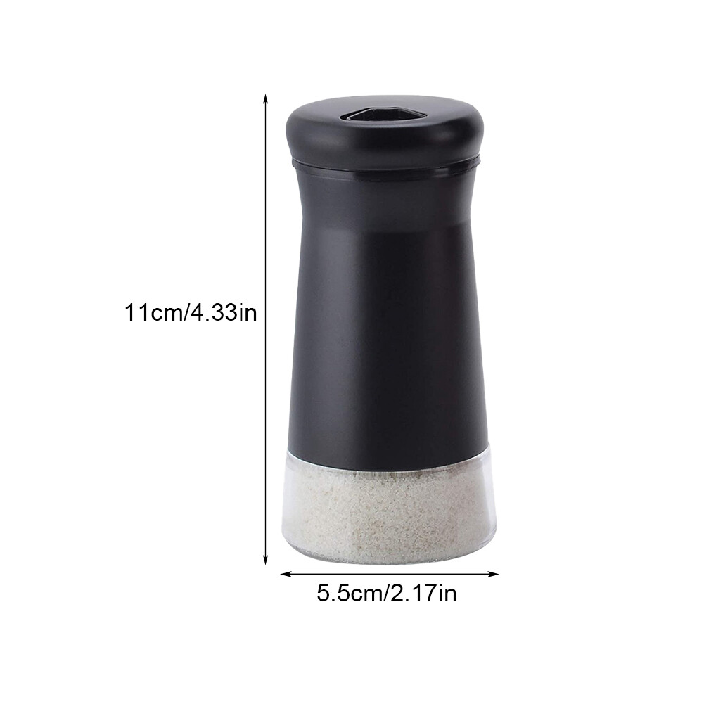 Salt Dispenser With Adjustable Pour Holes Seasoning Bottle Pepper ...