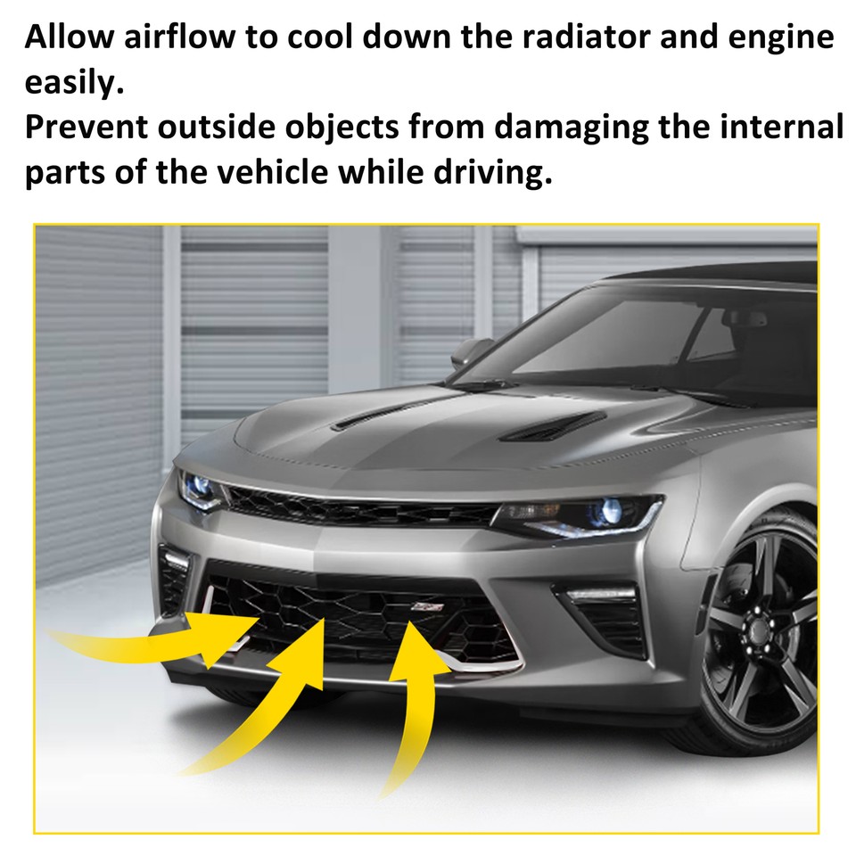 Front Bumper Lower Grille Mesh Grill For 2016 2017 2018 Chevrolet ...