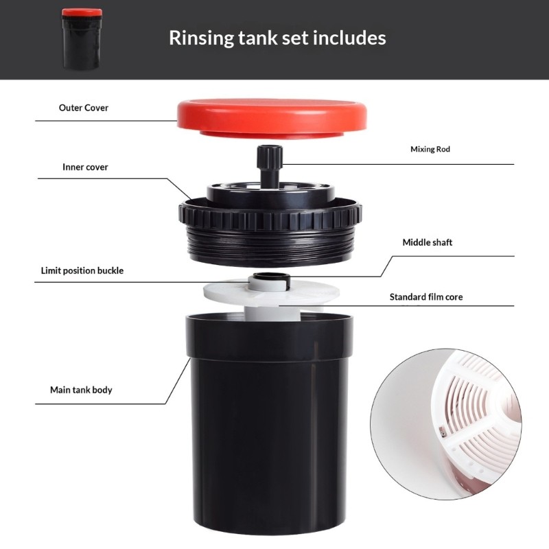35mm Film Developing for 135 120 Film Developing Tank Black White Color | eBay