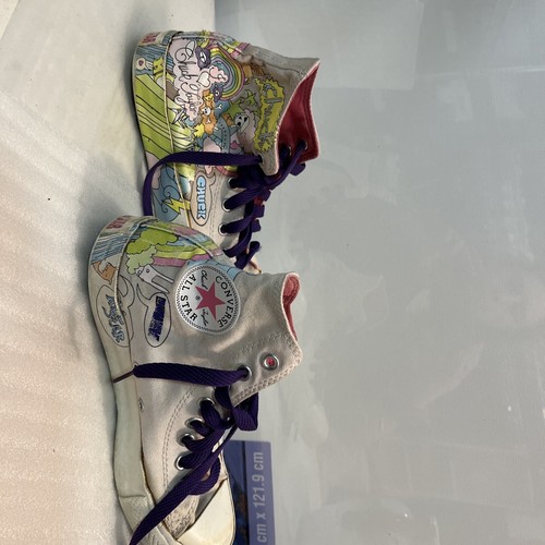 ***Converse All Star Notebook Print Chuck Taylor High-Top Sneakers ...