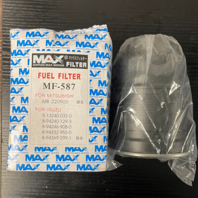 Fuel Filter MF-587for Mitsubishi, Isuzu Check Model | eBay UK