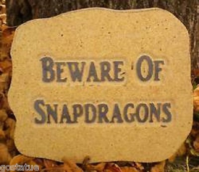 Snapdragon garden plaque mold plaster cement mould 9.5" x 8.5" x 3/4 ...