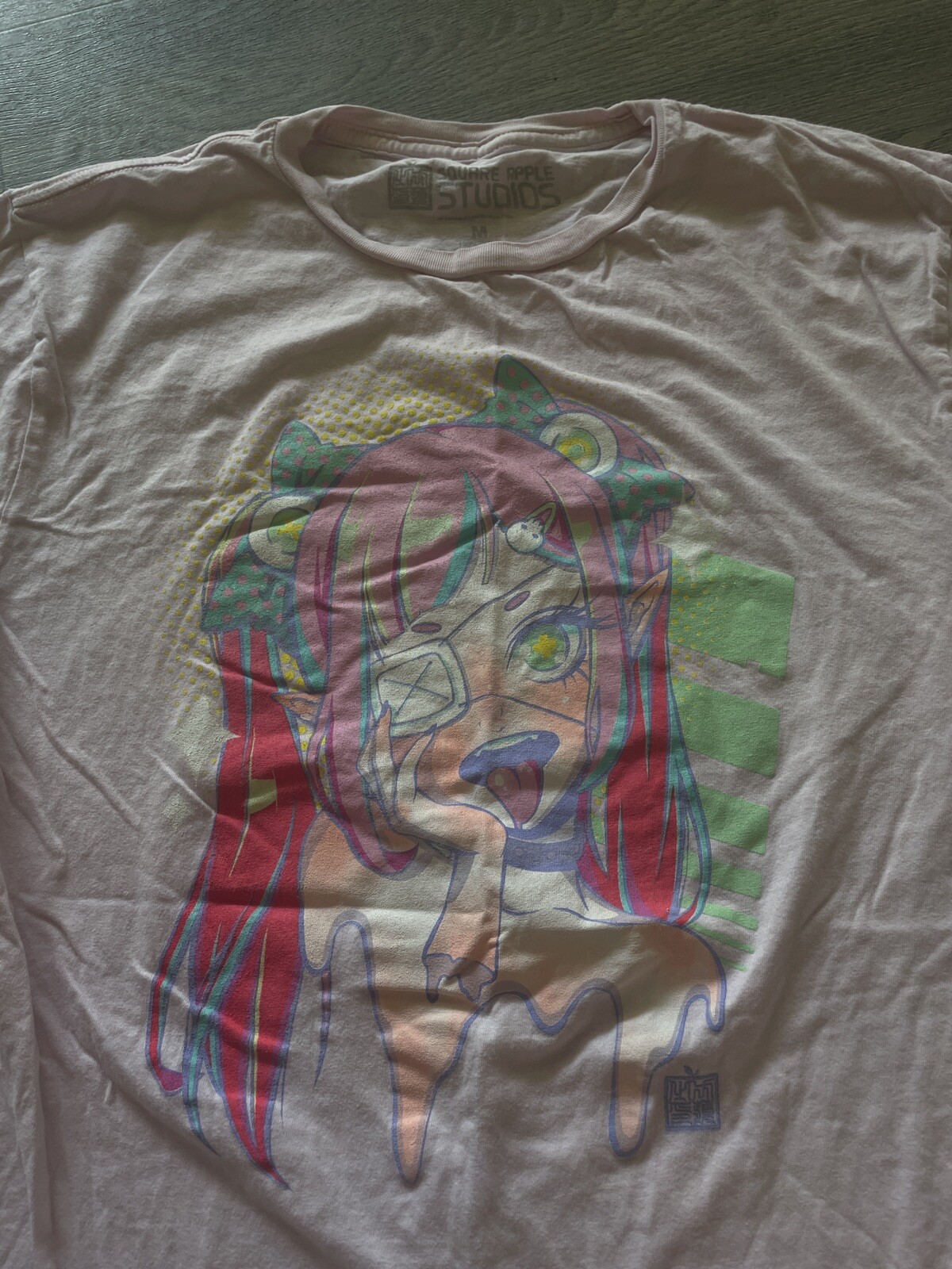 Hot Topic Pink Monster Girl Anime Comic Punk T-shirt … - Gem