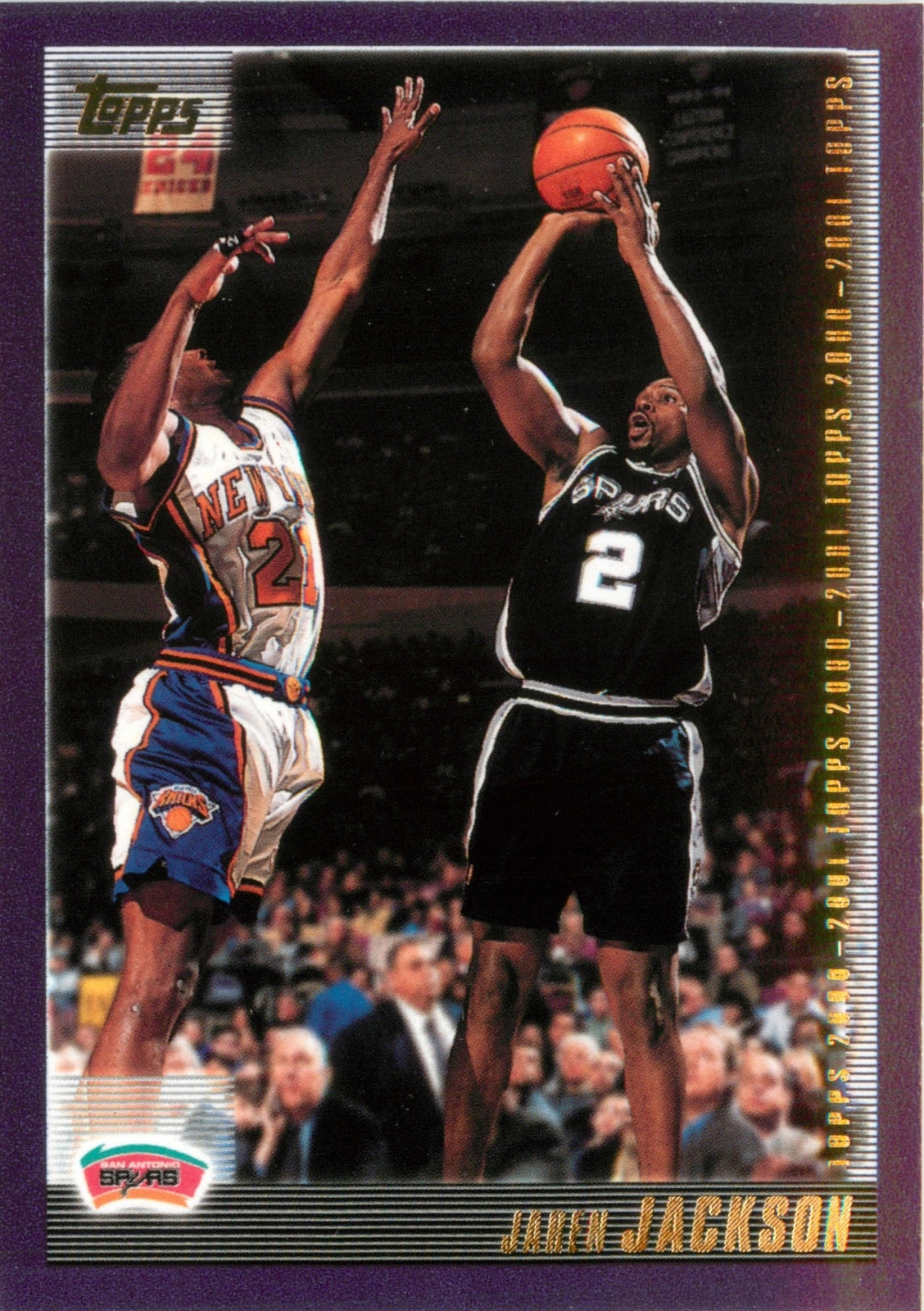 Jaren Jackson 2000-01 Topps Basketball Card #42 San Antonio Spurs | eBay