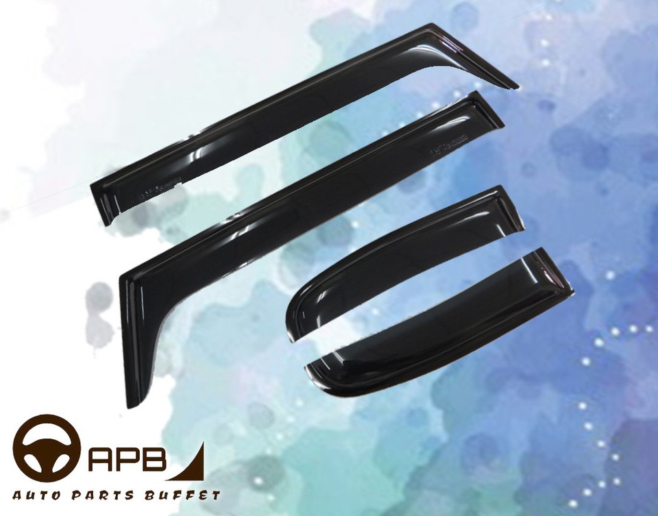 2006-2018 TOYOTA FJ Cruiser Deflector Window Visors Guard Vent Weather ...