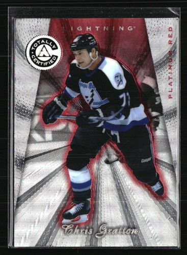 Chris Gratton 1997 Pinnacle Totally Certified Promo /3999 #84 Hockey ...