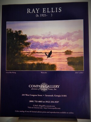 RAY ELLIS ART PIECE VTG ORIG 2002 ADVERTISEMENT | eBay
