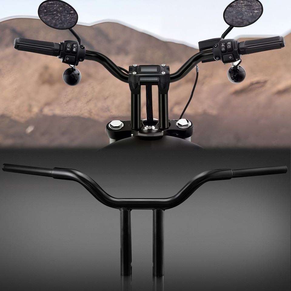 10" 12" 14" 16" MX-T Bars Handlebar For Harley Sportster XL Iron 883 ...