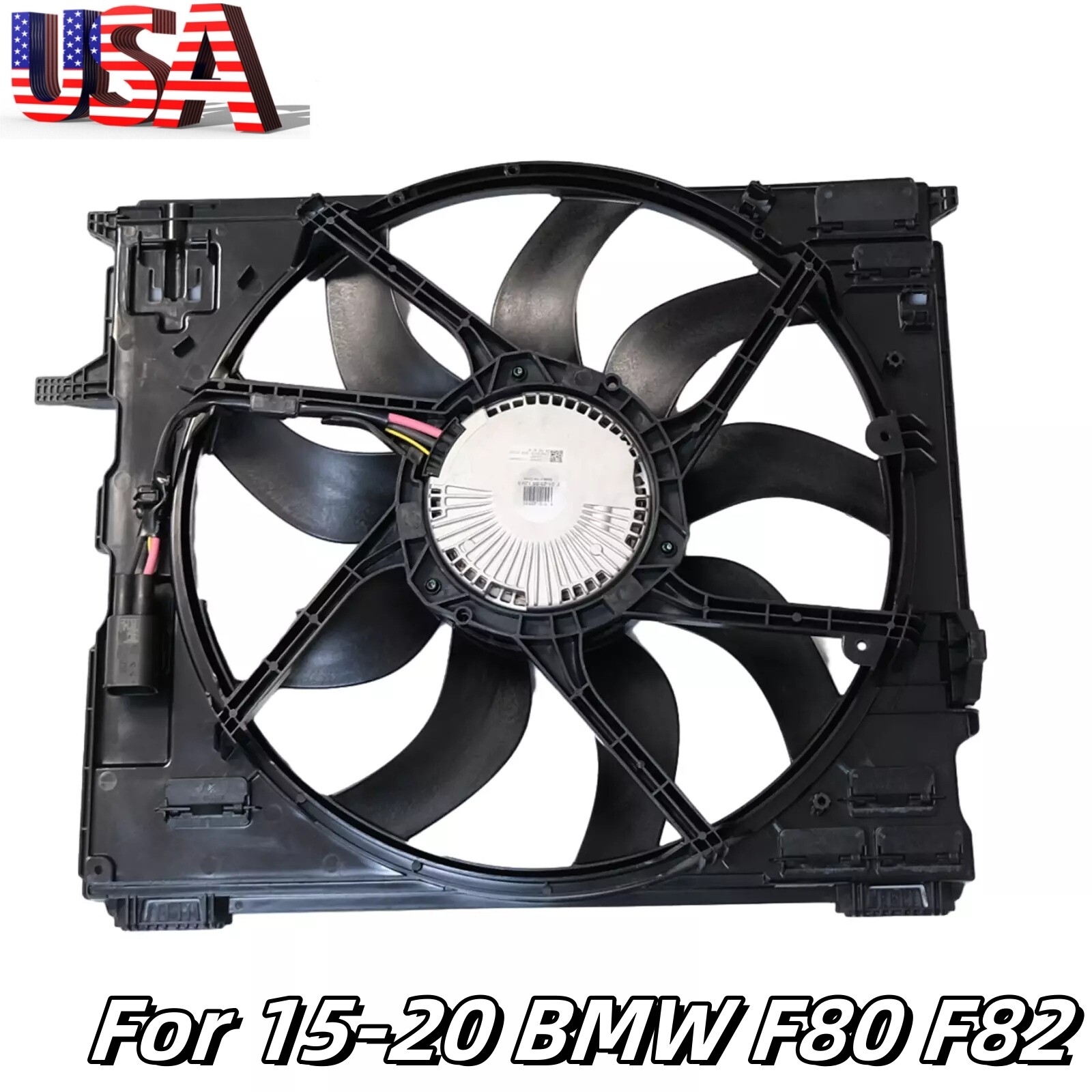 For 15-20 BMW F80 F82 F83 M2 M3 M4 Radiator Cooling Fan Assembly 850W ...
