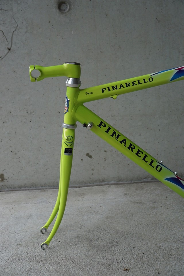 VGC 1997 Pinarello Paris Acid Green Dario Pegoretti 51cm / 53cm | eBay