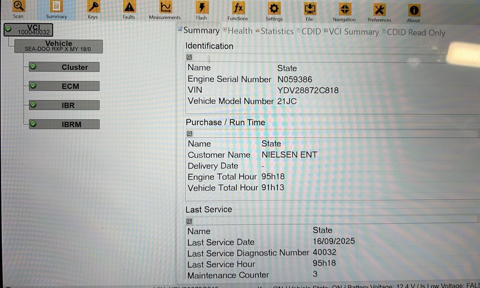 TESTED SEADOO RXP RXPX RXP-X RXTX RXT-X RXT GTX 300 ECU COMPUTER & KEY ...