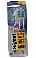 Signal Pk3 Standard Toothbrushes Fighter + Medium Tooth Brush | eBay ...