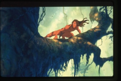 Tarzan Walt Disney Animation Tree Stance Original 35mm Transparency ...
