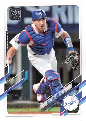 Austin Barnes 2021 Topps #367 Los Angeles Dodgers | eBay