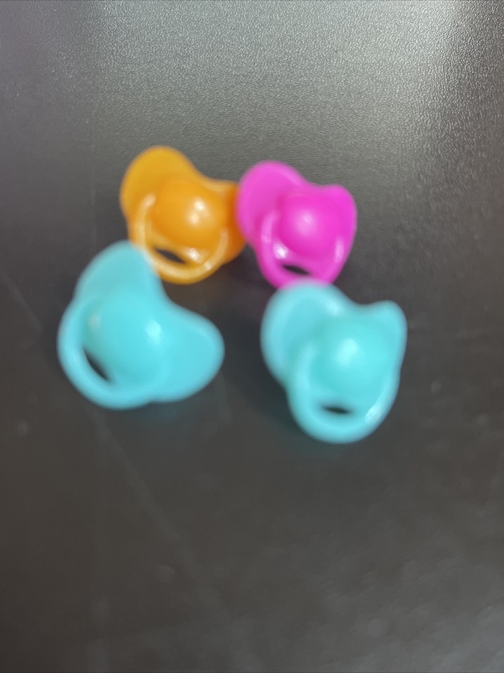 Dollhouse Doll Baby Pacifier Random Color 1/6 Scale Set of 4 | eBay