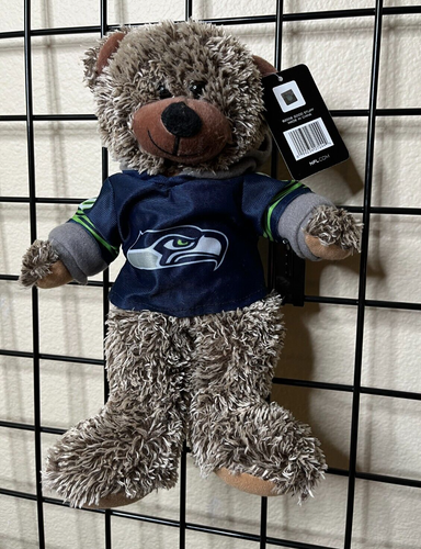 NFL Seattle Seahawks Hoodie 14" Team Logo Stuffed Plush Bear Good Stuff ...