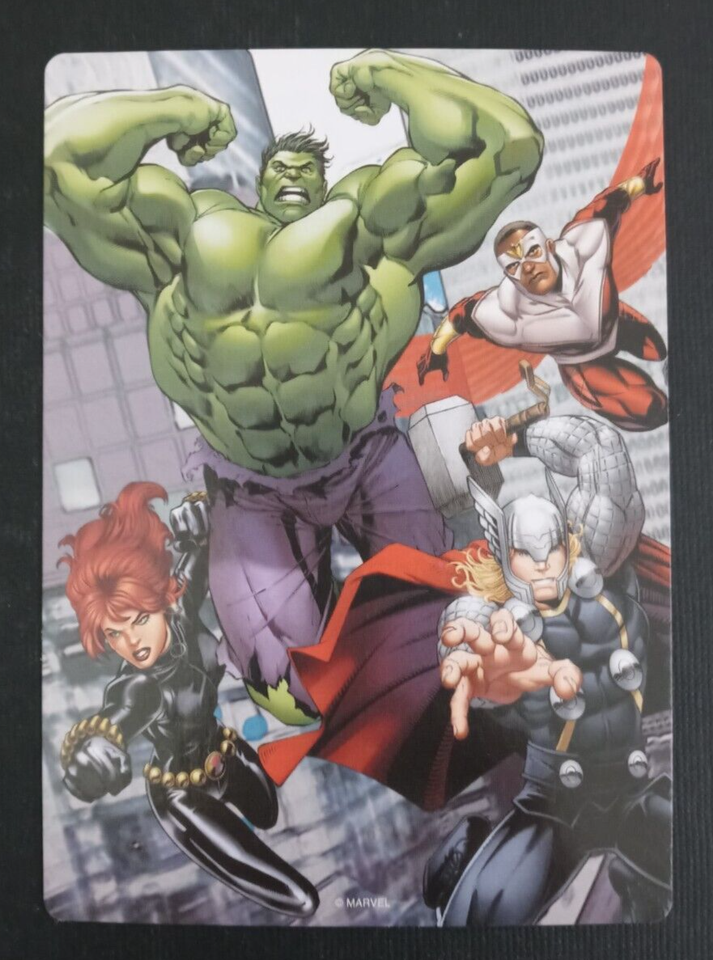 Marvel Avengers Assemble Jumbo Playing Card 5 Spades | eBay