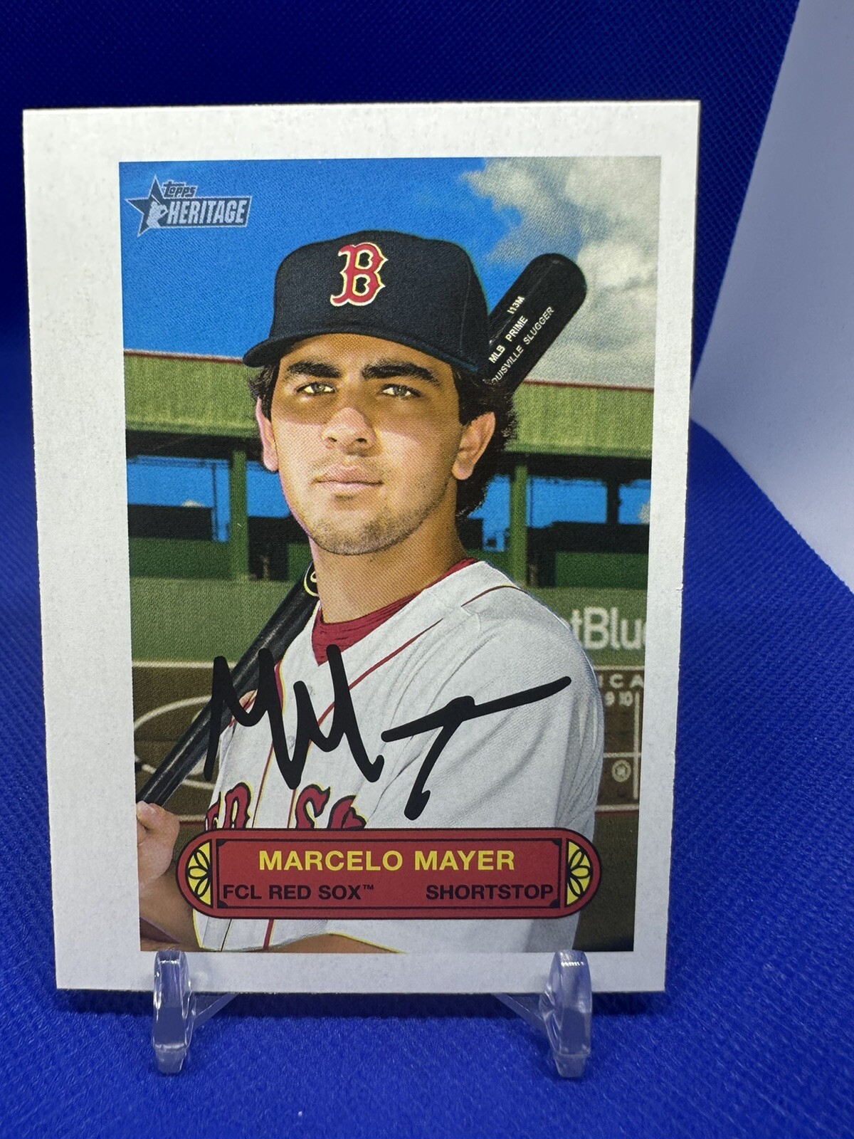 2022 Topps Heritage Minor 1973 Topps Baseball Pin-Up Marcelo Mayer ...