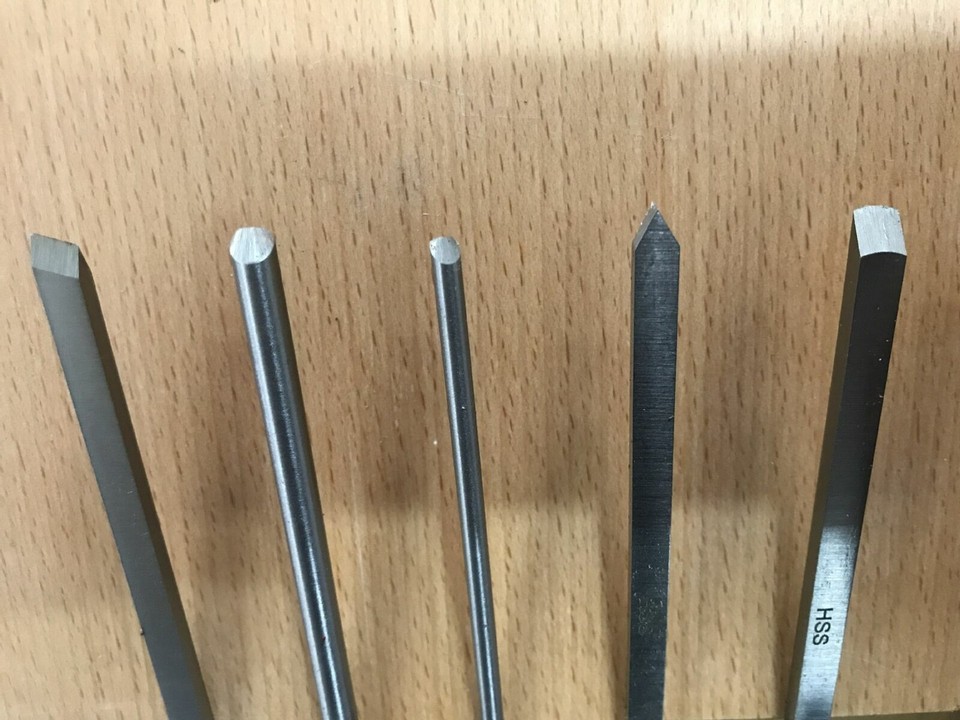 5PCS HSS Mini Chisel Set High Speed Steel Woodturning Carving Wood ...