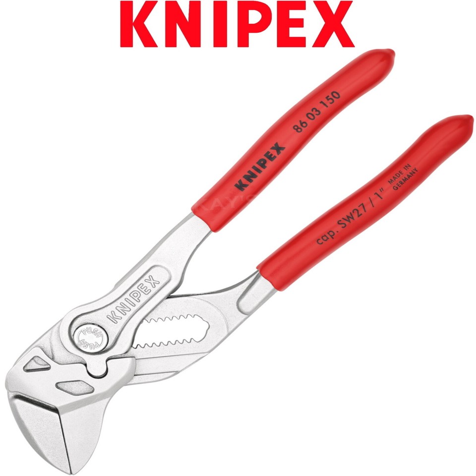 Knipex Lock Button Wrench Spanner Waterpump Pliers PVC Grips Sizes ...
