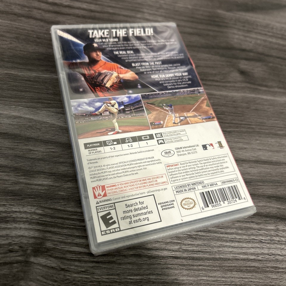 RBI Baseball 19 Nintendo Switch w/ Cards - New Factory Sealed | eBay