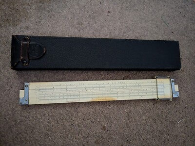 Vintage Keuffel & Esser 4092-3 Engineers Slide Rule With Case | eBay