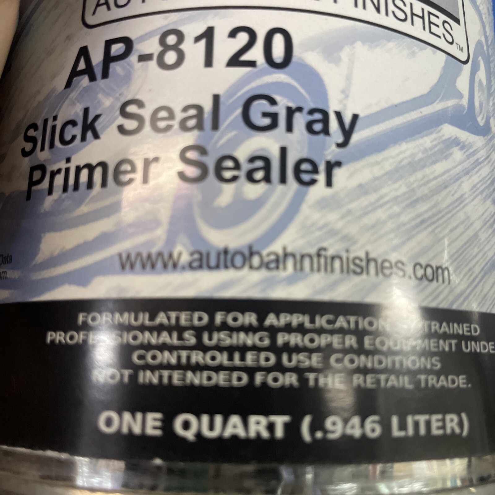 Slick Seal Primer Sealer Gray Ready to Spray 1 Gallon Auto Car Paint ...