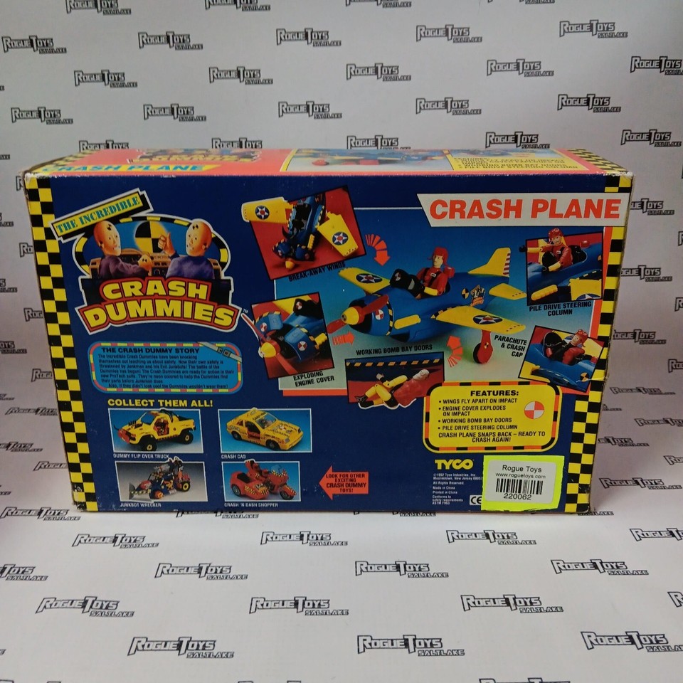 Tyco The Incredible Crash Dummies Crash Plane | eBay