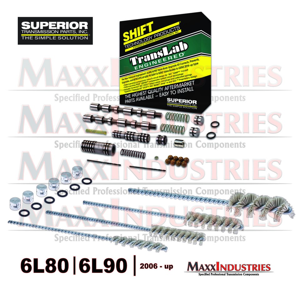 6L45-6L50-6L80-6L90 Transmission Valve Body Shift Correction Kit Combo ...