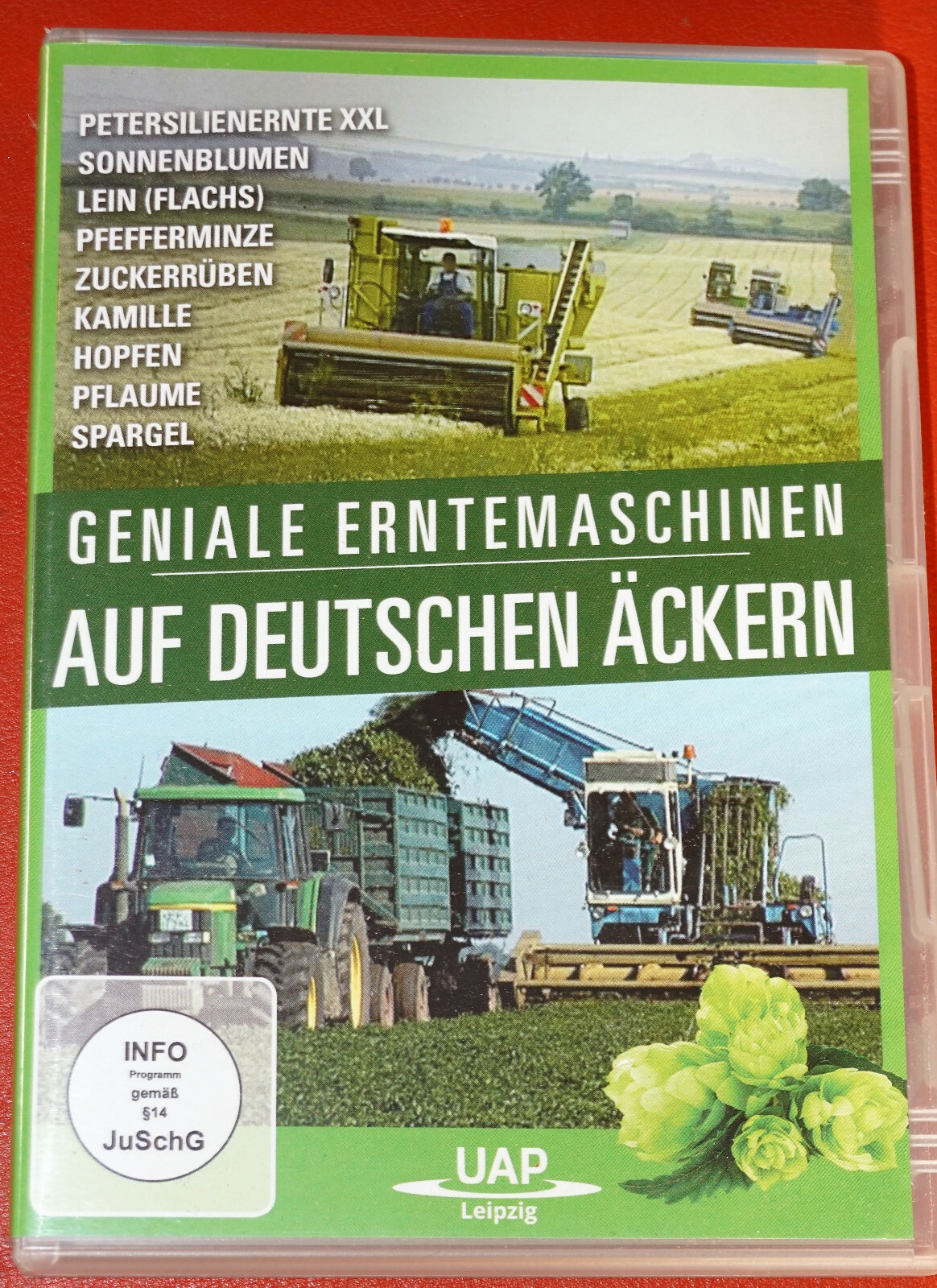 DVD - Landwirtschaft Trecker Traktor Ernte VIELE VERSCHIEDENE teilweise ...