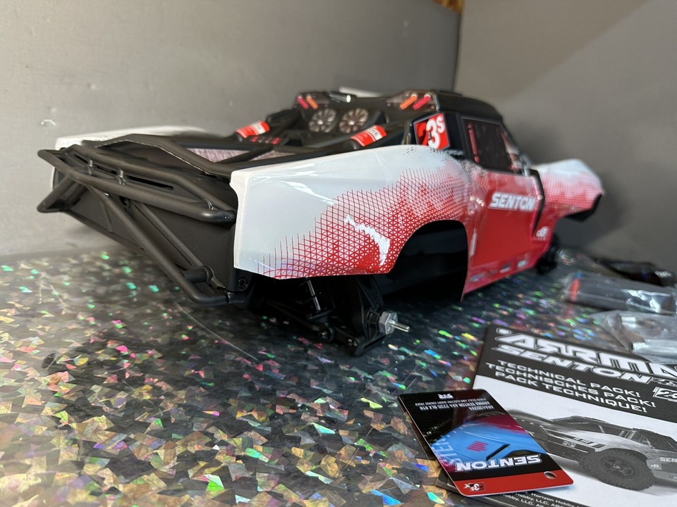 ARRMA 1/10 SENTON 3S BLX New CLIPLESS Roller BRUSHLESS Sct 4x4 Chassis ...