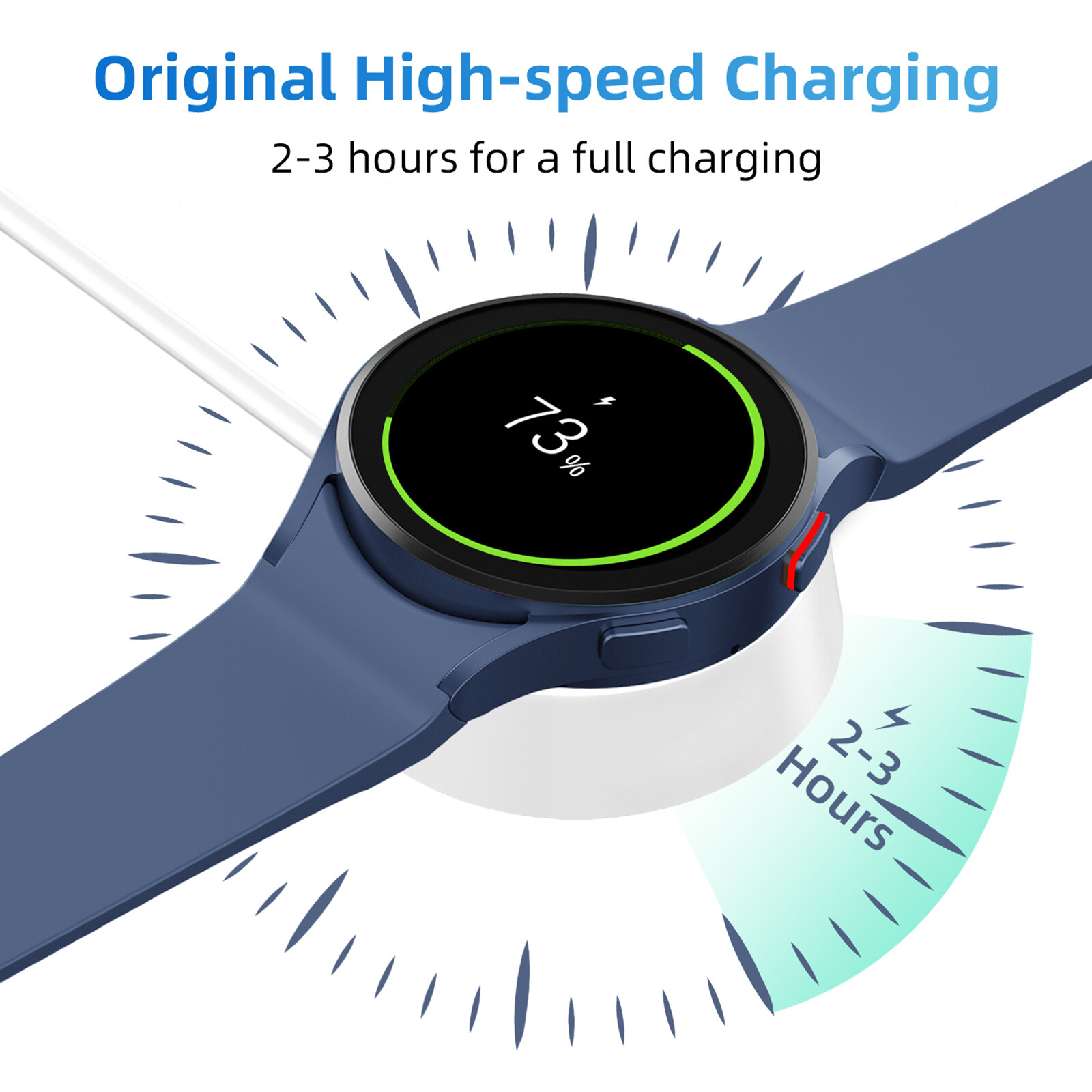 Watch Wireless Charger Fast Charging For Samsung Galaxy Watch 3 4 5 6 ...