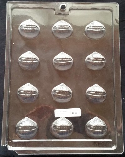 Bite-Sized Chestnuts Bon-Bons Filled Chocolate Plastic candy Soap Mold ...