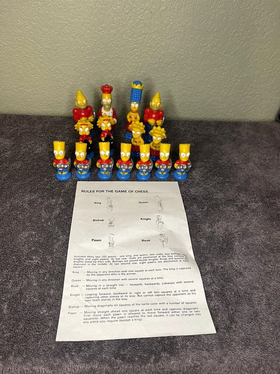 Excellent Simpsons 3d Chess Set