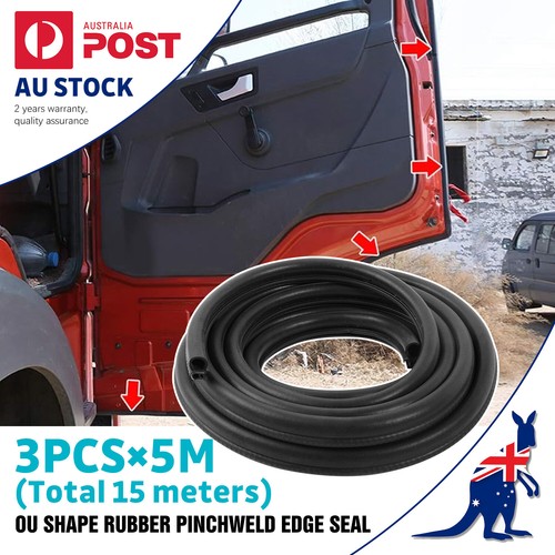 Bonnet edge Truck Trunk 15Meters Rubber Pinch Weld Seal Strip Pinchweld ...