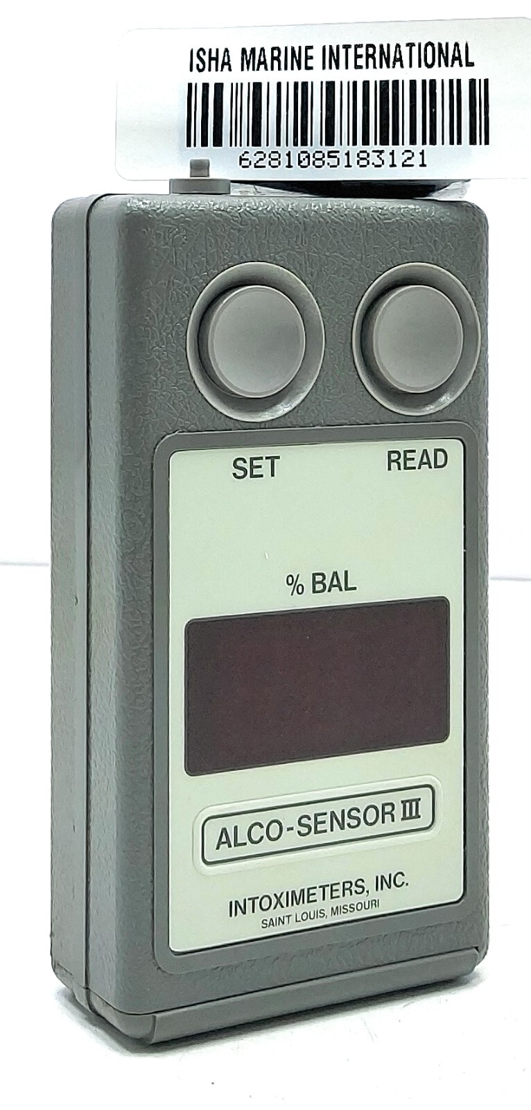 Intoximeters Inc Alco-Sensor III Breathalyzer 3121 6281085183121| eBay