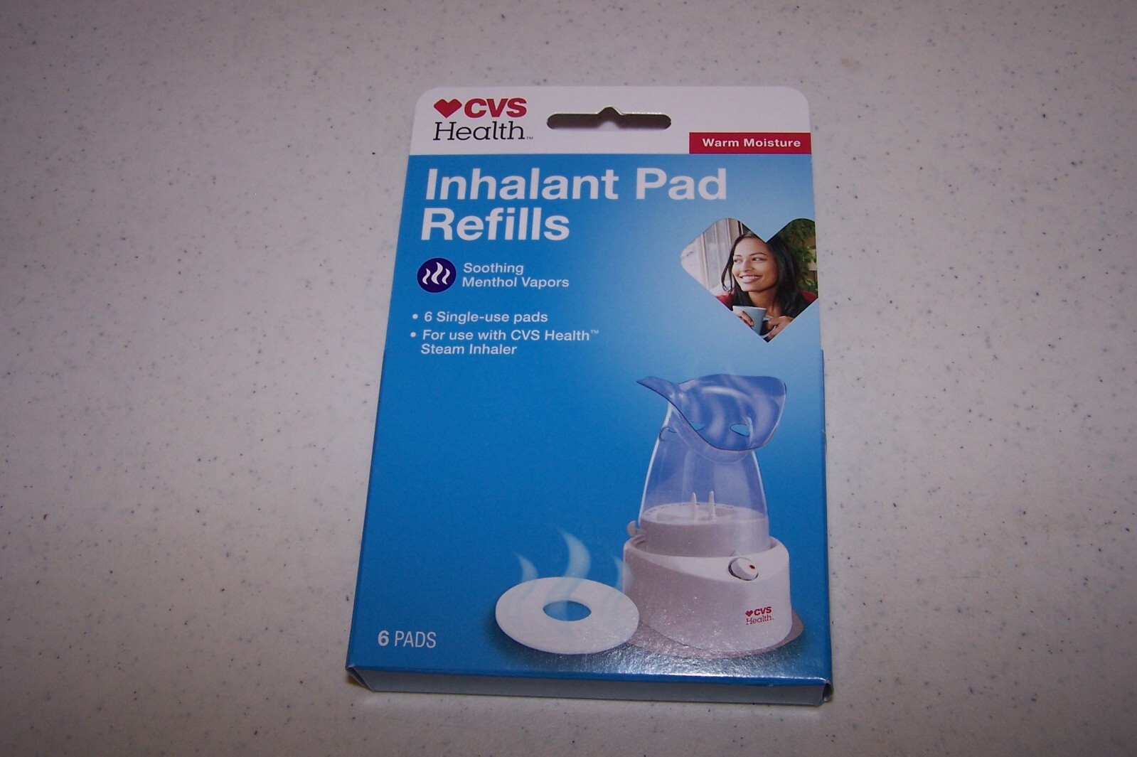 18 CVS INHALANT PAD REFILLS SOOTHING VAPOR FOR USE WITH CVS HEALTH ...
