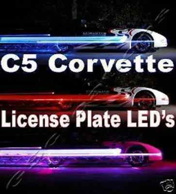 C5 Corvette LED License Plate Lights LS1 Z06 ZO6 GM LS6 | eBay