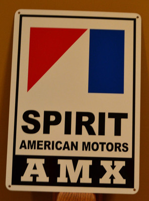 AMC AMX SPIRIT Javlin American Motors Racing Sign Mechanic Service ...