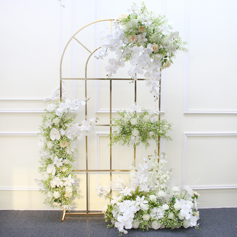 2M Wedding Arch Backdrop Stand Flower Display Frame Background Metal ...