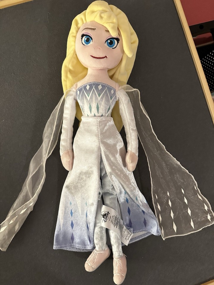 Disney Store Frozen 2 Elsa The Snow Queen 18” Plush Doll | eBay