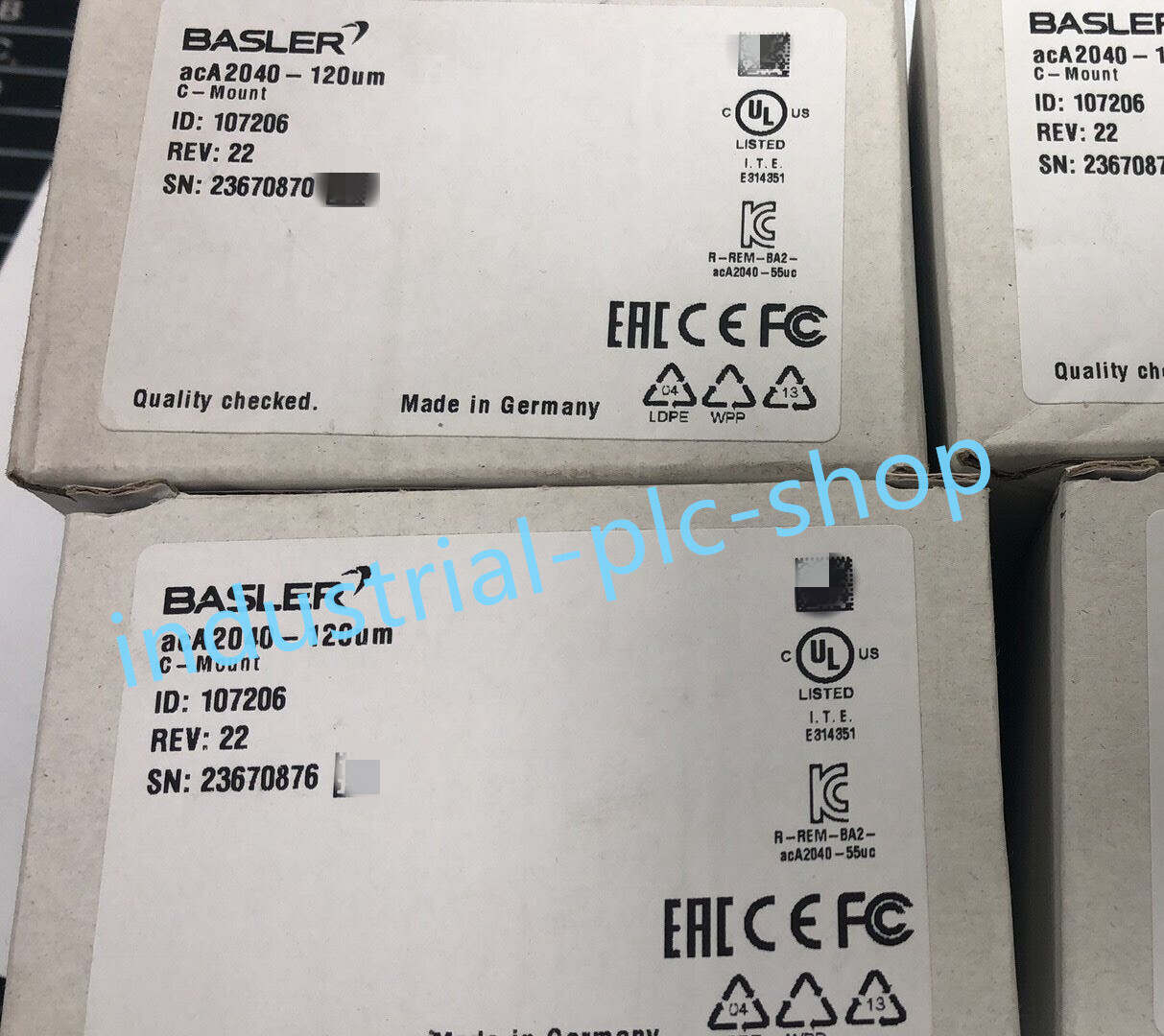 1PC Basler acA2040-120um brand new Industrial Camera Fast delivery DHL ...