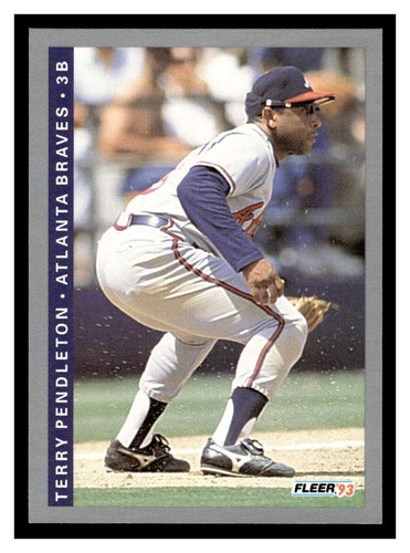 1993 Fleer #12 Terry Pendleton - Atlanta Braves | eBay
