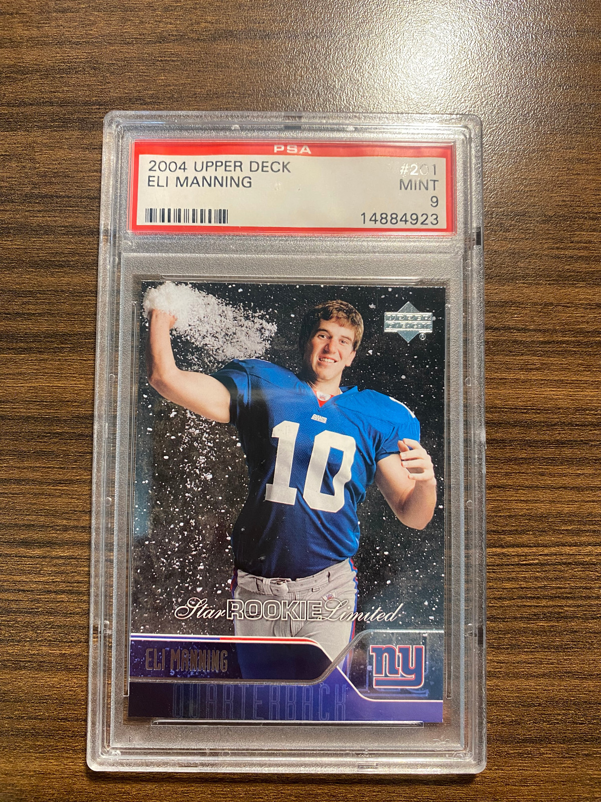 2004 Upper Deck Eli Manning Rookie Card PSA MINT 9 #201 | eBay