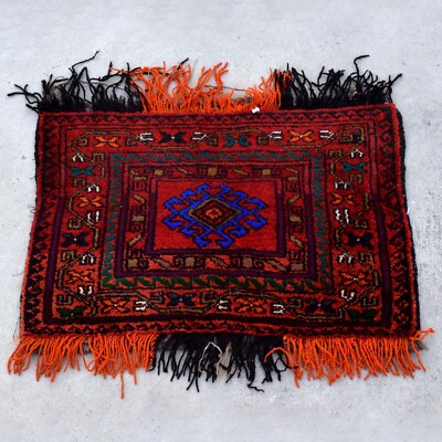 26" Vintage Handmade Door Mat Bohemian Baluche Soft Woolen Balisht ...