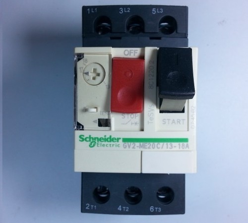 GV2MC02 + GV2-ME20C Schneider Electric Motor Circuit breaker 13-18Amp ...